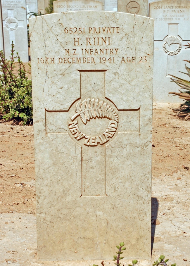 Heremia Riini's grave | 28 Māori Battalion
